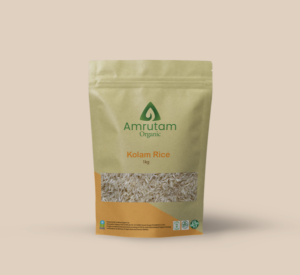 Buy Organic Kolam Rice Online at lowest price online- Amrutam Organic